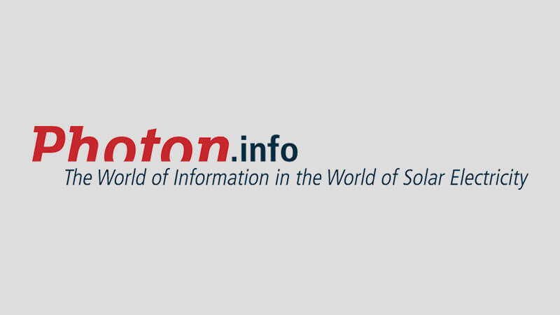 Photon info The world of Information in the World of Solar Electricity