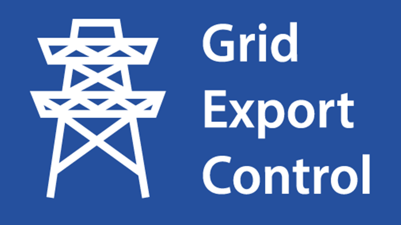 GRID EXPORT CONTROL: limit the injection of electricity